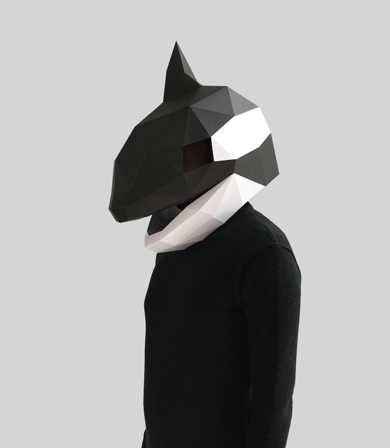 Killer whale mask template paper mask papercraft mask | Etsy