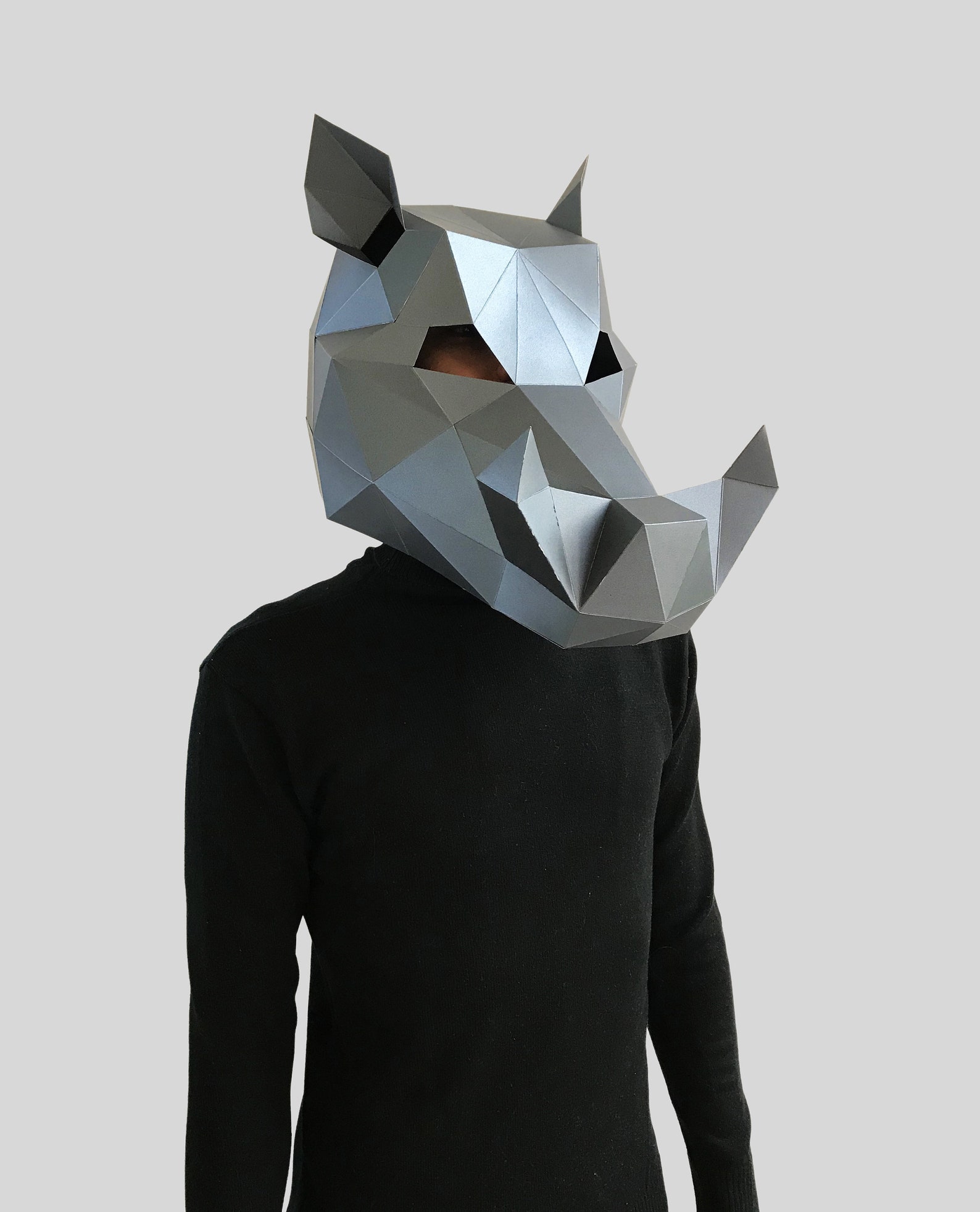 Warthog Mask Template Paper Mask Papercraft Mask Masks 3d | Etsy