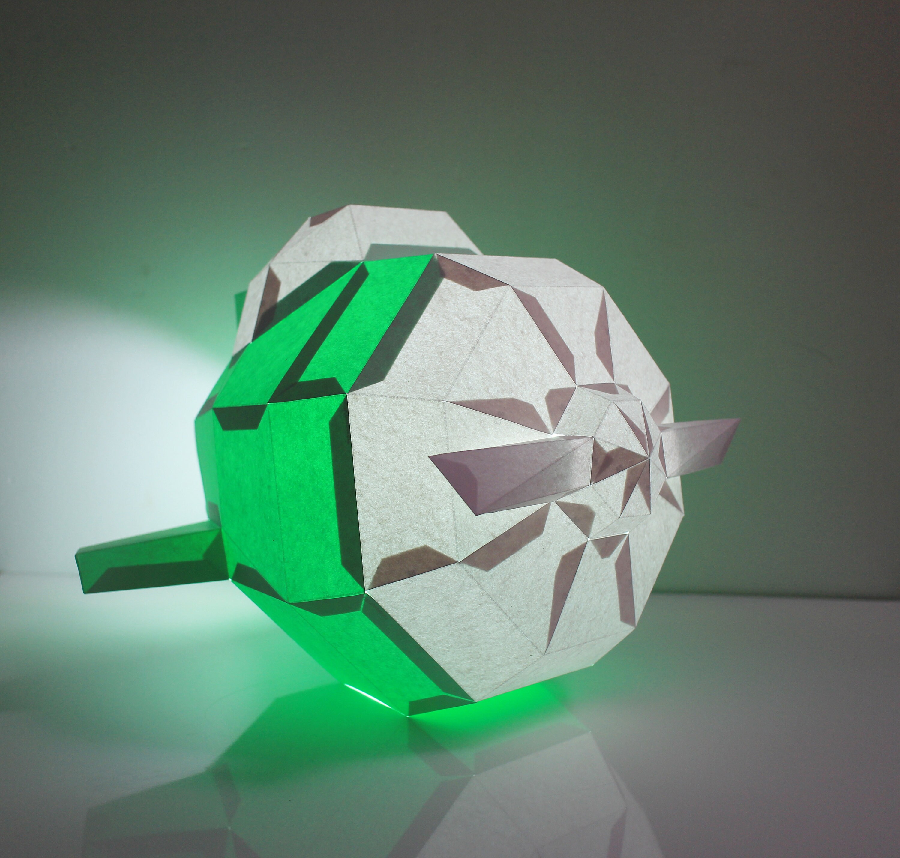 Airplane Paper Lampshade Template Origami Papercraft | Etsy