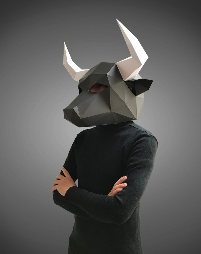 COMBO 19 Paper Mask Template Paper Mask Papercraft Mask | Etsy