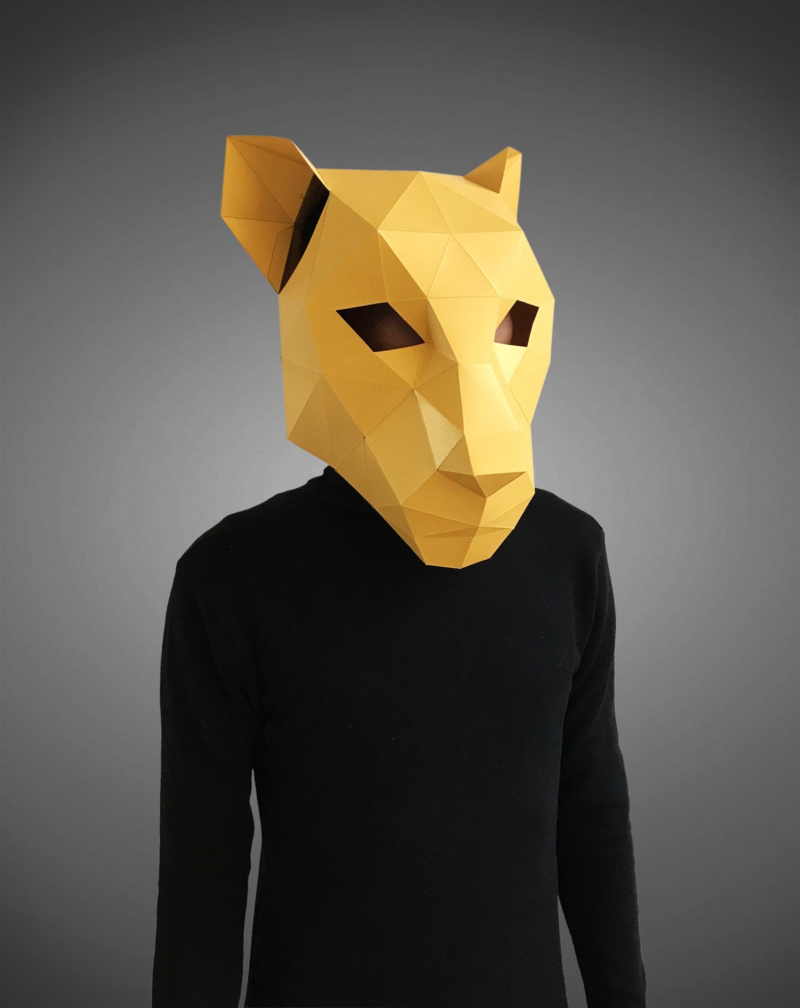 Lion Queen Paper Mask Template Paper Mask Papercraft Mask - Etsy