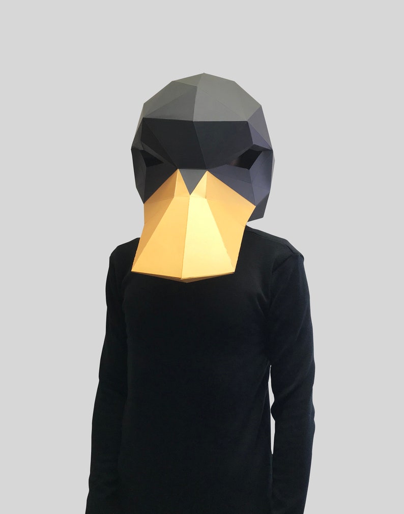 Duck Bird Mask Template Paper Mask Papercraft Mask Masks - Etsy