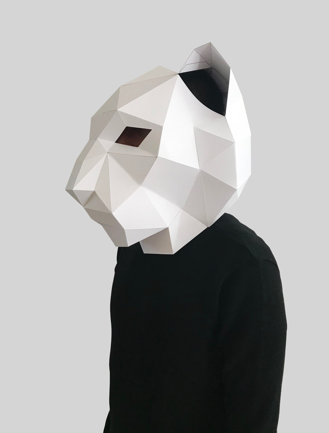 White Tiger Mask Template Paper Mask Papercraft Mask | Etsy