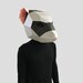 Ferret Mask Template - Paper Mask, Papercraft Mask, Masks, 3d Mask, Low ...