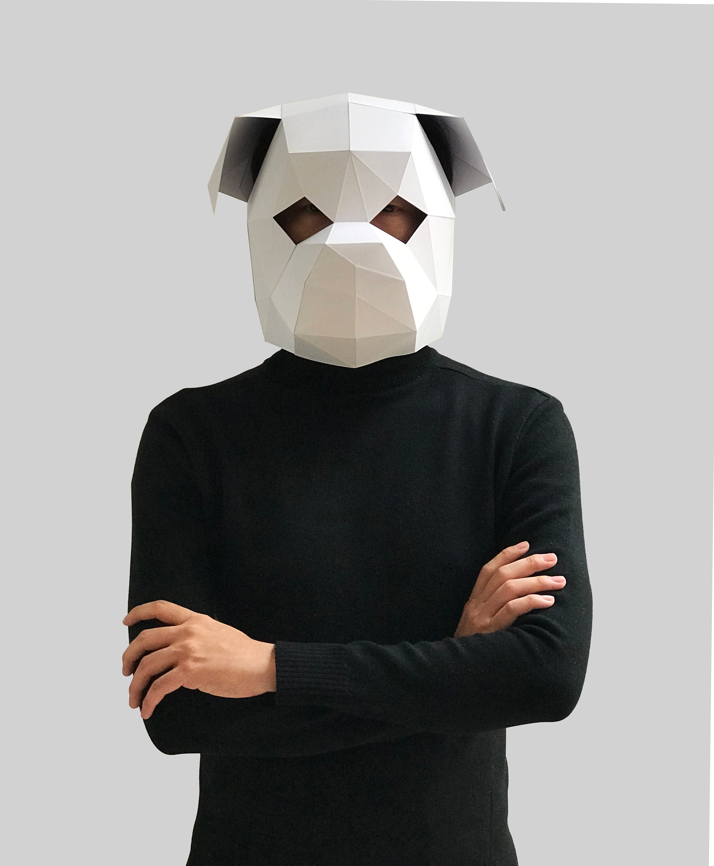 COMBO 6 Paper Mask Template Paper Mask Papercraft Mask 3d | Etsy