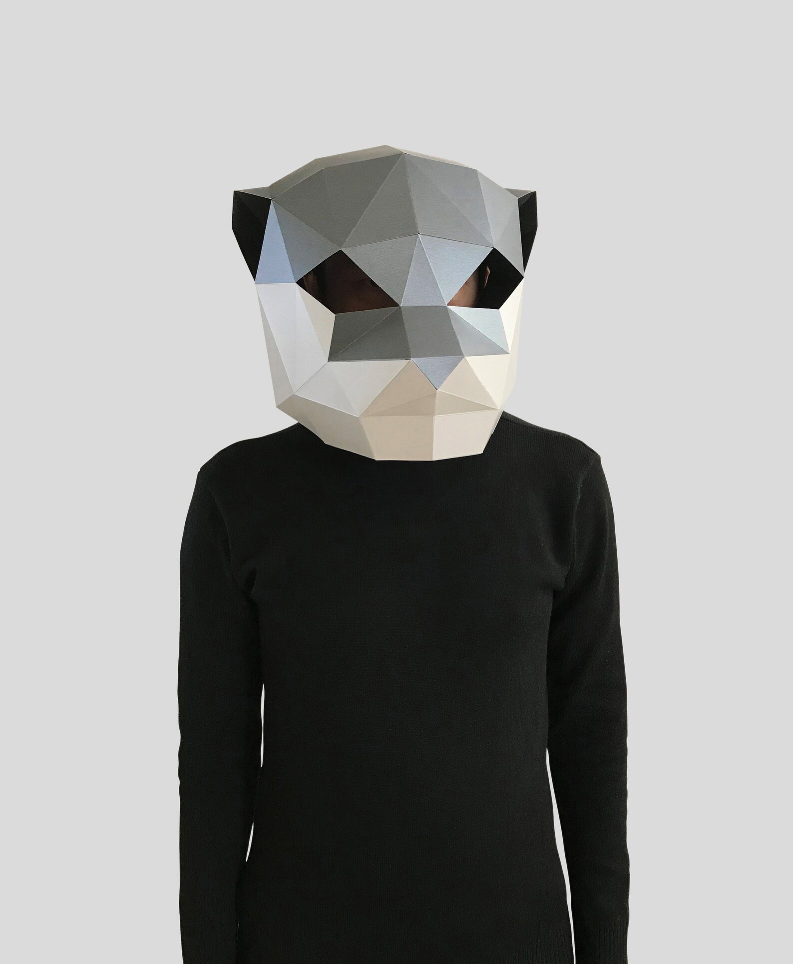 Otter Mask Template Paper Mask Papercraft Mask Masks 3d - Etsy