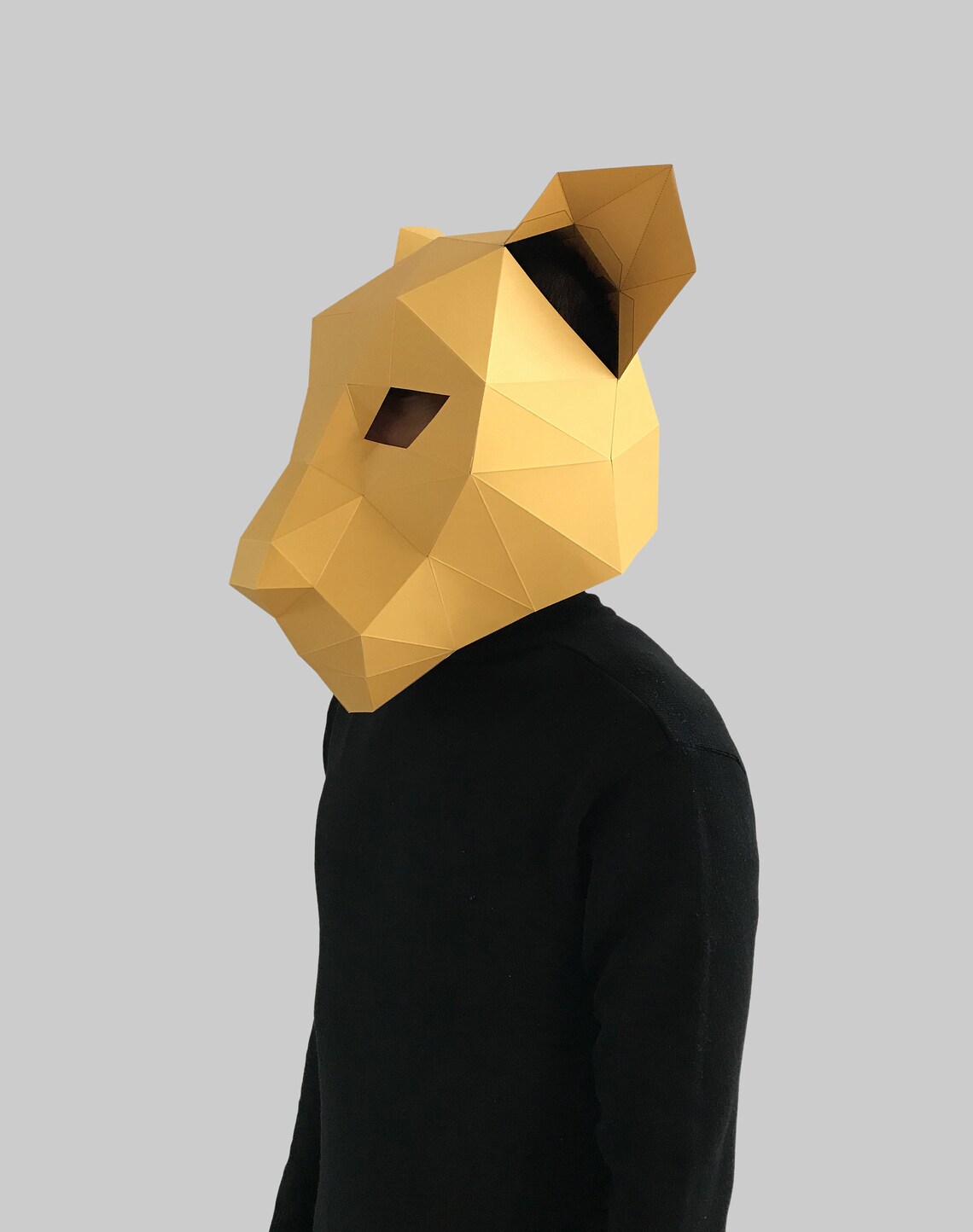 Lion Queen Paper Mask Template Paper Mask Papercraft Mask - Etsy