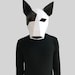 Bull Terrier Dog Mask Template Paper Mask, Papercraft Mask, Masks, 3d ...
