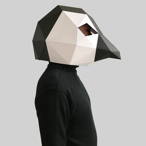 Little Penguin Mask Template - Paper Mask, Papercraft Mask, Masks, 3d ...