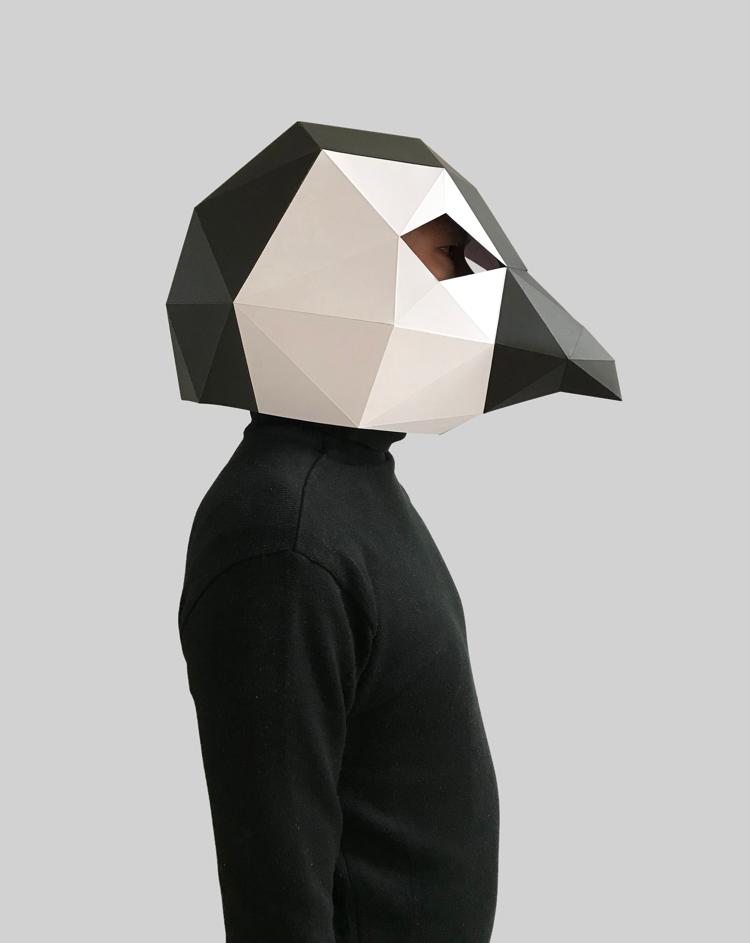 Little Penguin Mask Template Paper Mask Papercraft Mask - Etsy