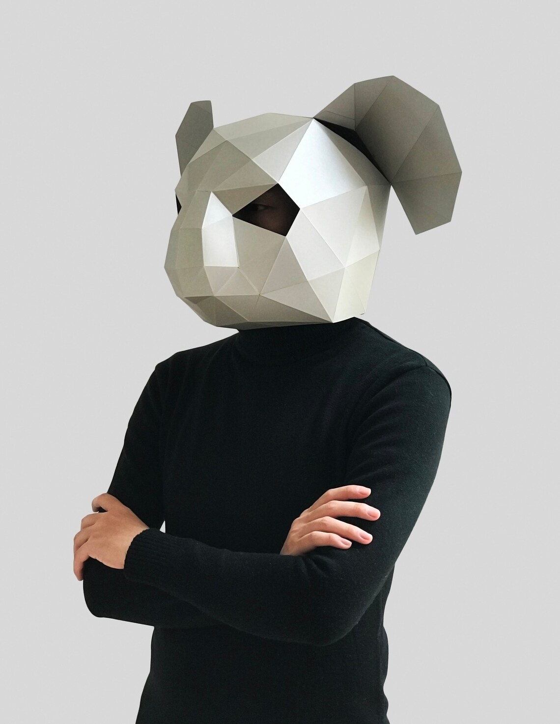 Koala Mask Template Paper Mask Papercraft Mask Masks 3d | Etsy