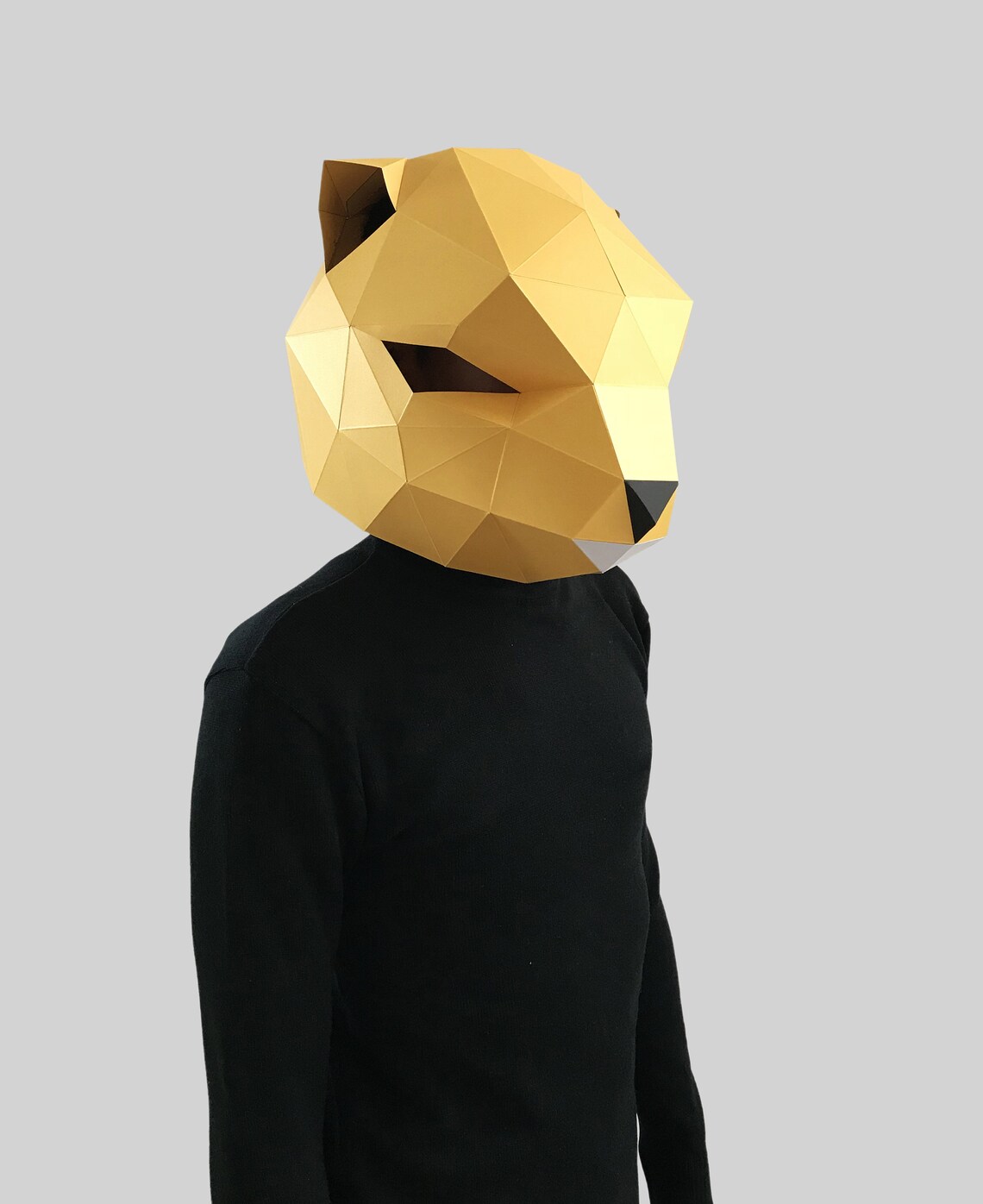 Beaver Mask Template Paper Mask Papercraft Mask Masks 3d | Etsy