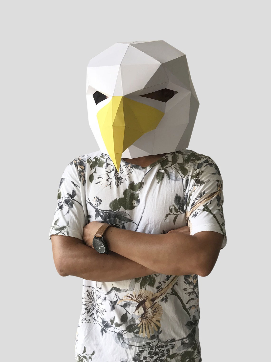 Bald Eagle Mask Template Paper Mask Papercraft Mask Masks | Etsy