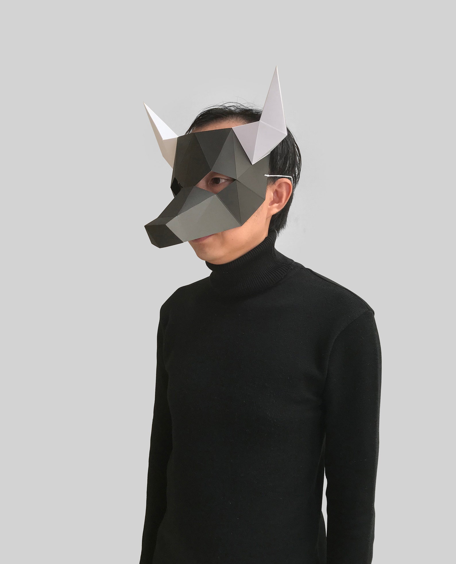 Combo 44 Crow Demon Buffalo Mask Template Paper Mask - Etsy