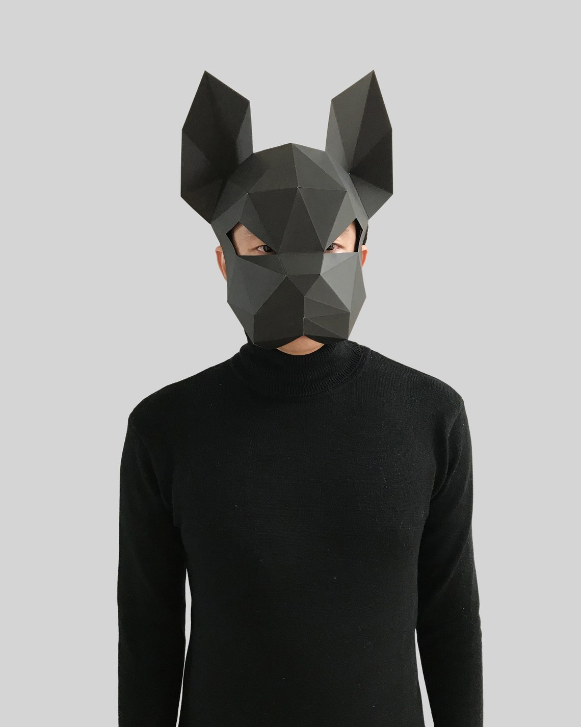 COMBO 15 Paper Template Dog Mask Papercraft Mask Masks - Etsy