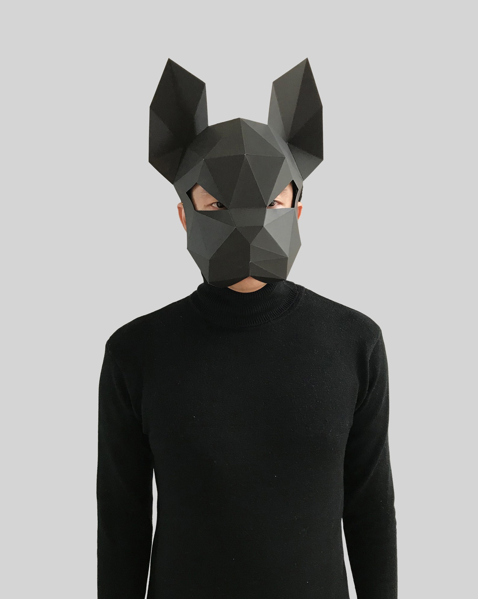 COMBO 15 Paper Template Dog Mask Papercraft Mask Masks 3d | Etsy