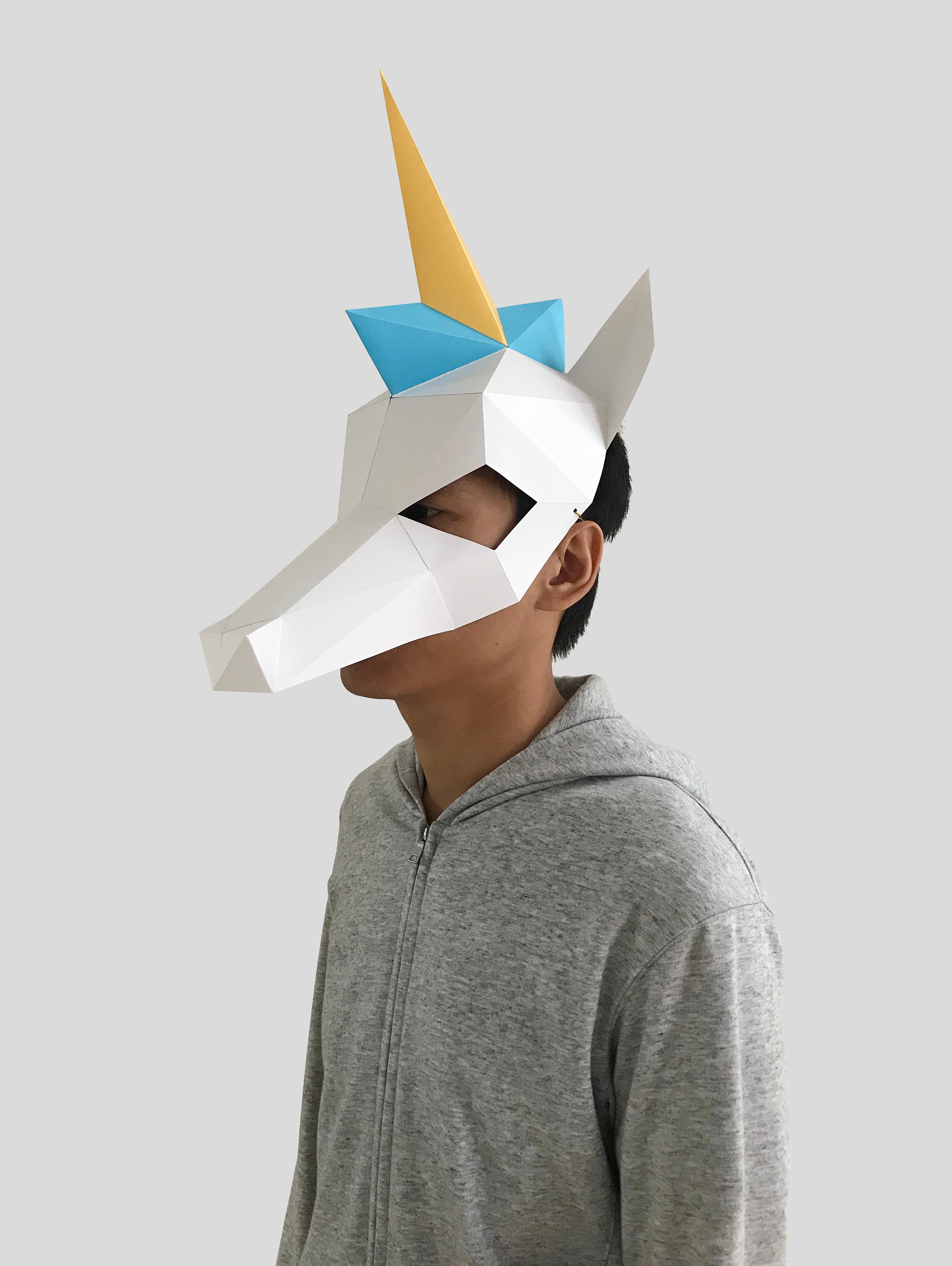 COLLECTION 1 Mask Template Paper Mask Papercraft Mask - Etsy