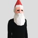 Santa Claus Mask Template Style 2 Paper Mask, Papercraft Mask, Masks ...