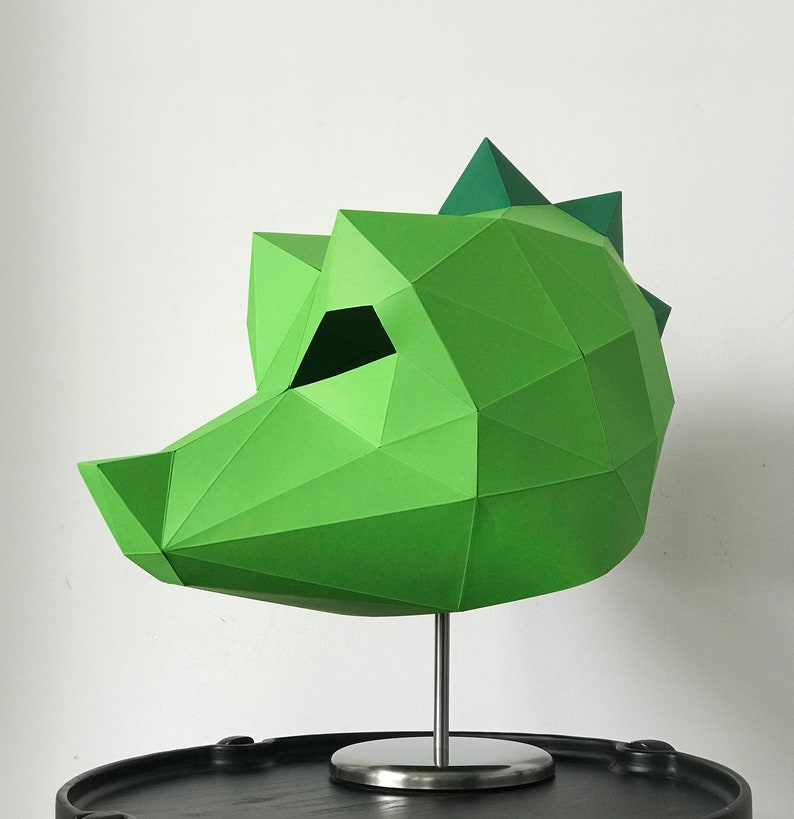 Little Crocodile Mask Template Paper Mask Papercraft Mask - Etsy