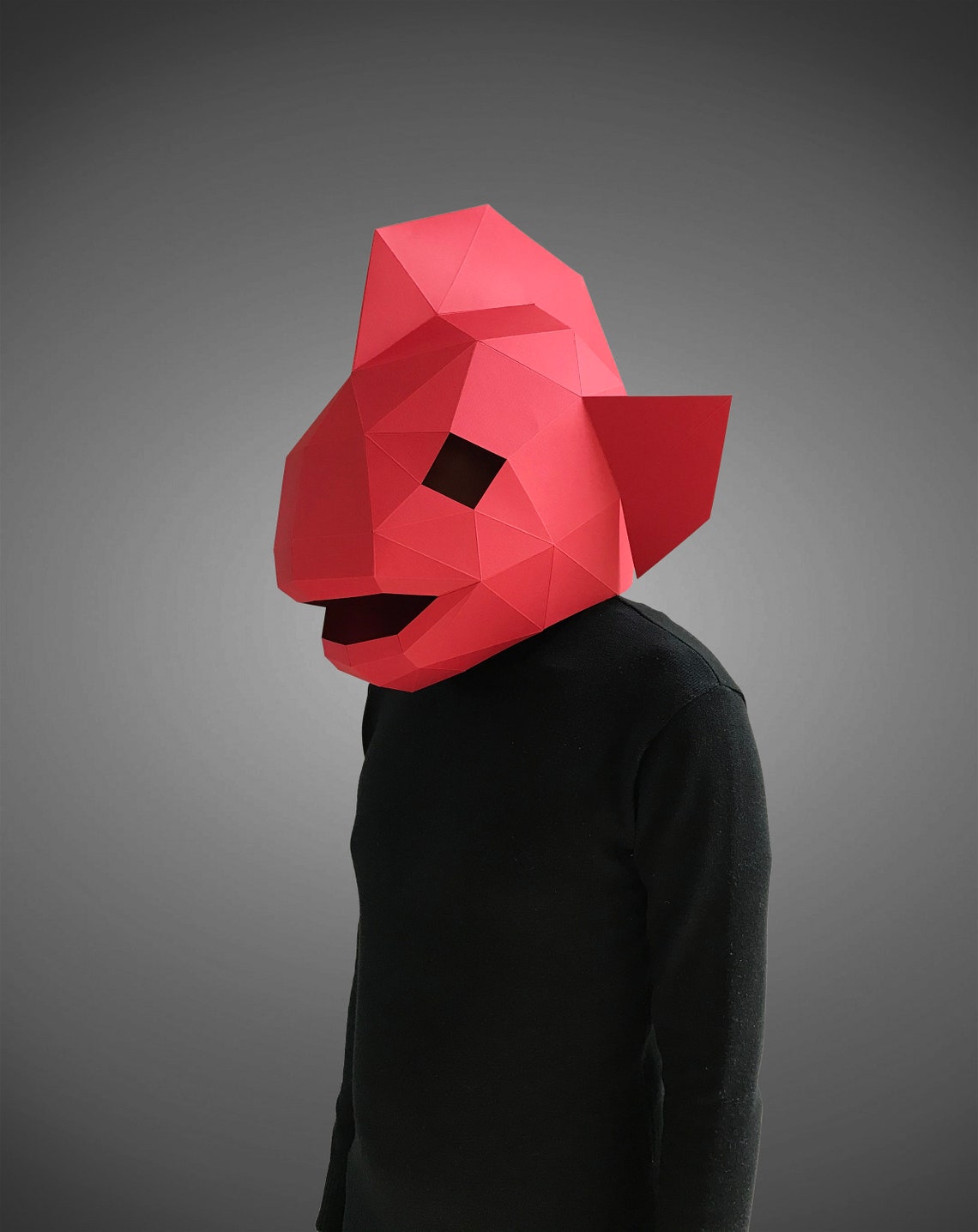 COMBO 20 Paper Mask Template Paper Mask Papercraft Mask - Etsy