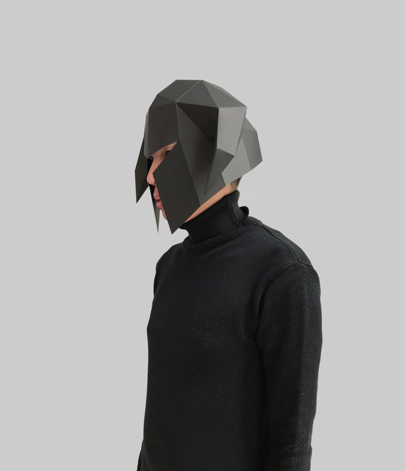 Helmet 11 Paper Mask Template Papercraft Helmet 3d Helmet - Etsy