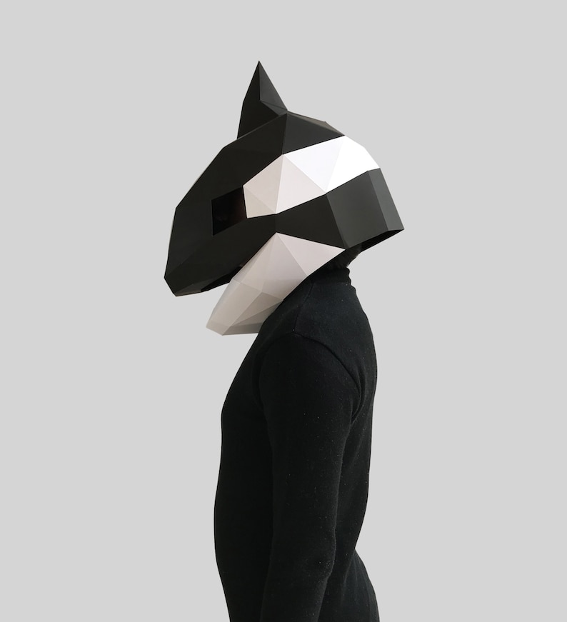 Killer whale mask template paper mask papercraft mask | Etsy