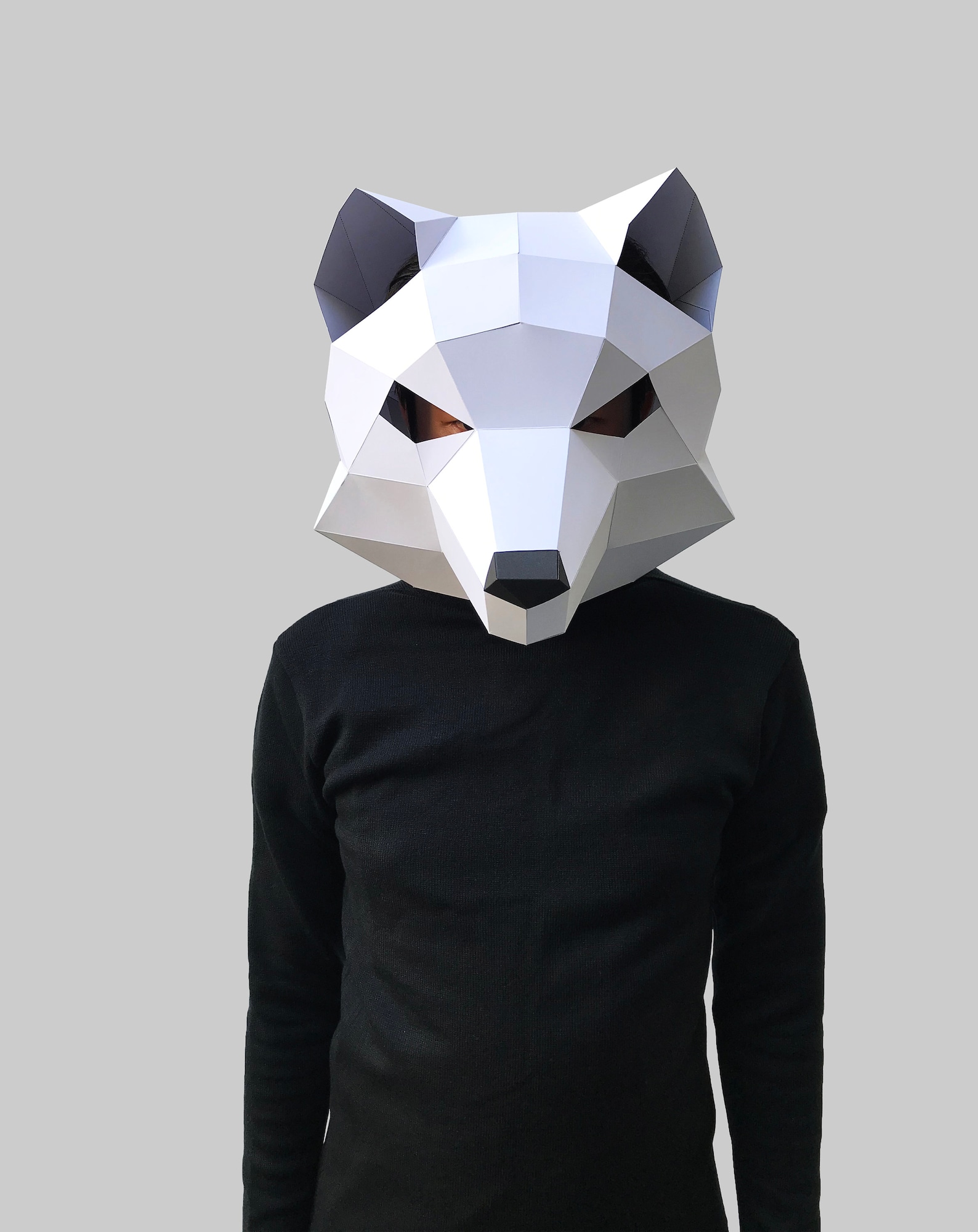 COMBO 2 Paper Mask Template Paper Mask, Papercraft Mask, Masks, 3d Mask ...