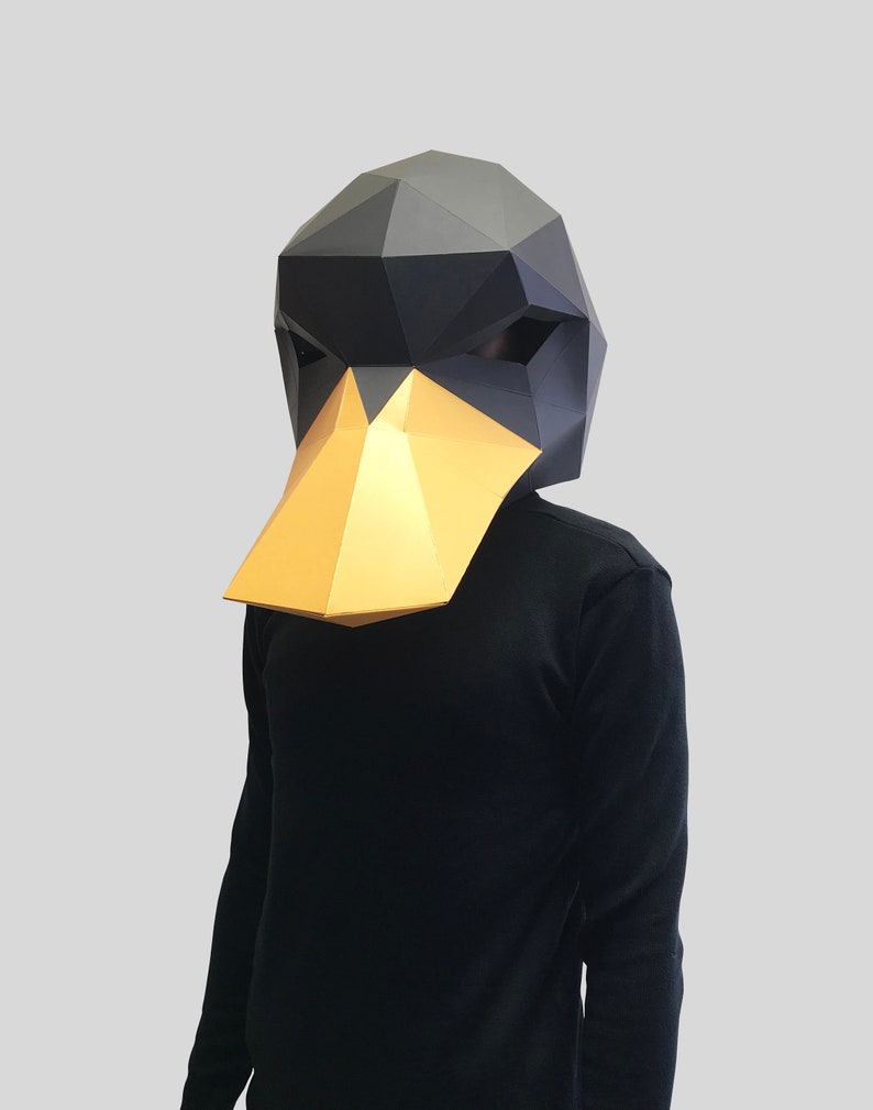 Duck Bird Mask Template Paper Mask Papercraft Mask Masks - Etsy