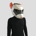 Ferret Mask Template - Paper Mask, Papercraft Mask, Masks, 3d Mask, Low ...
