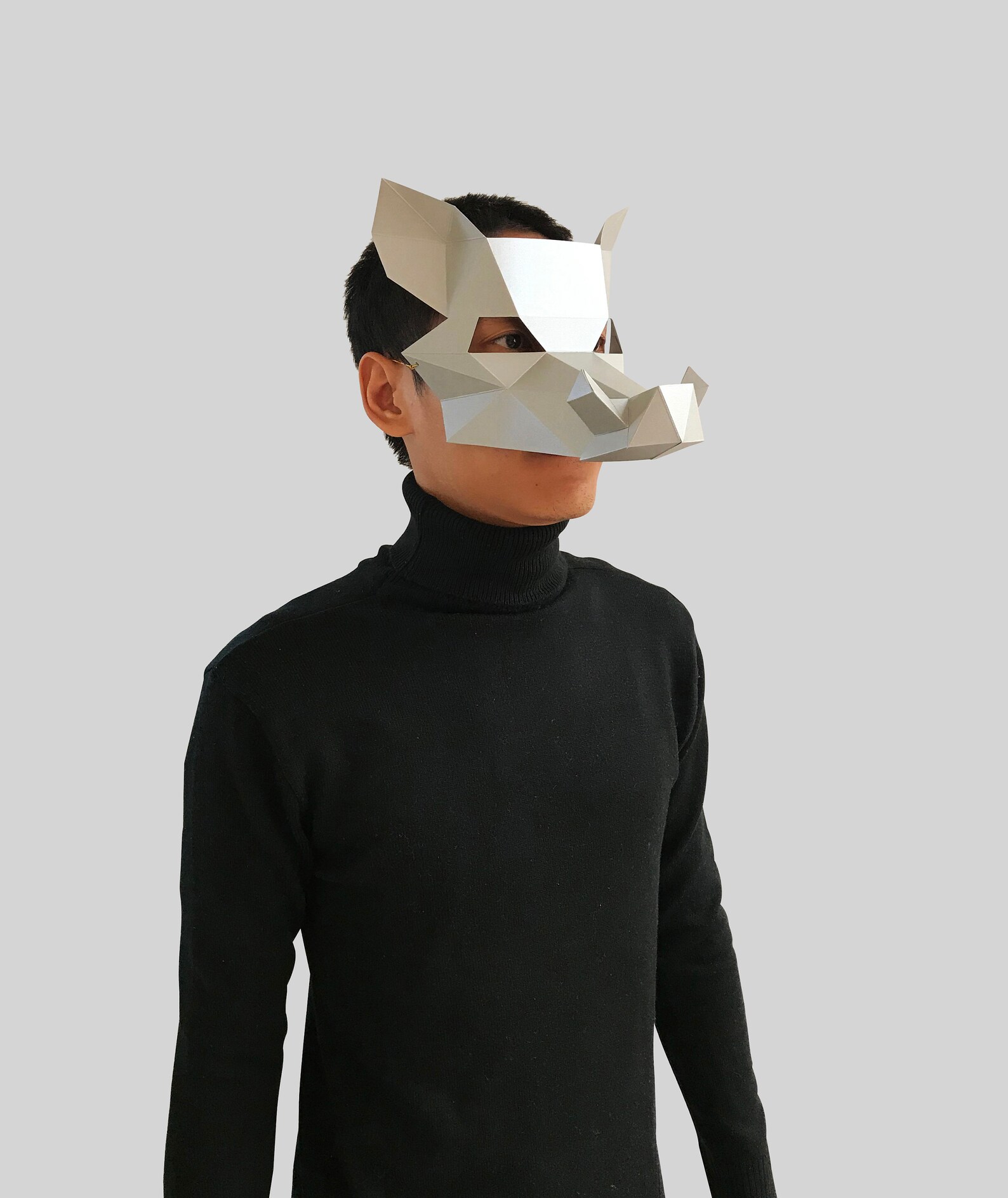 Little Warthog Mask Template Paper Mask Papercraft Mask - Etsy
