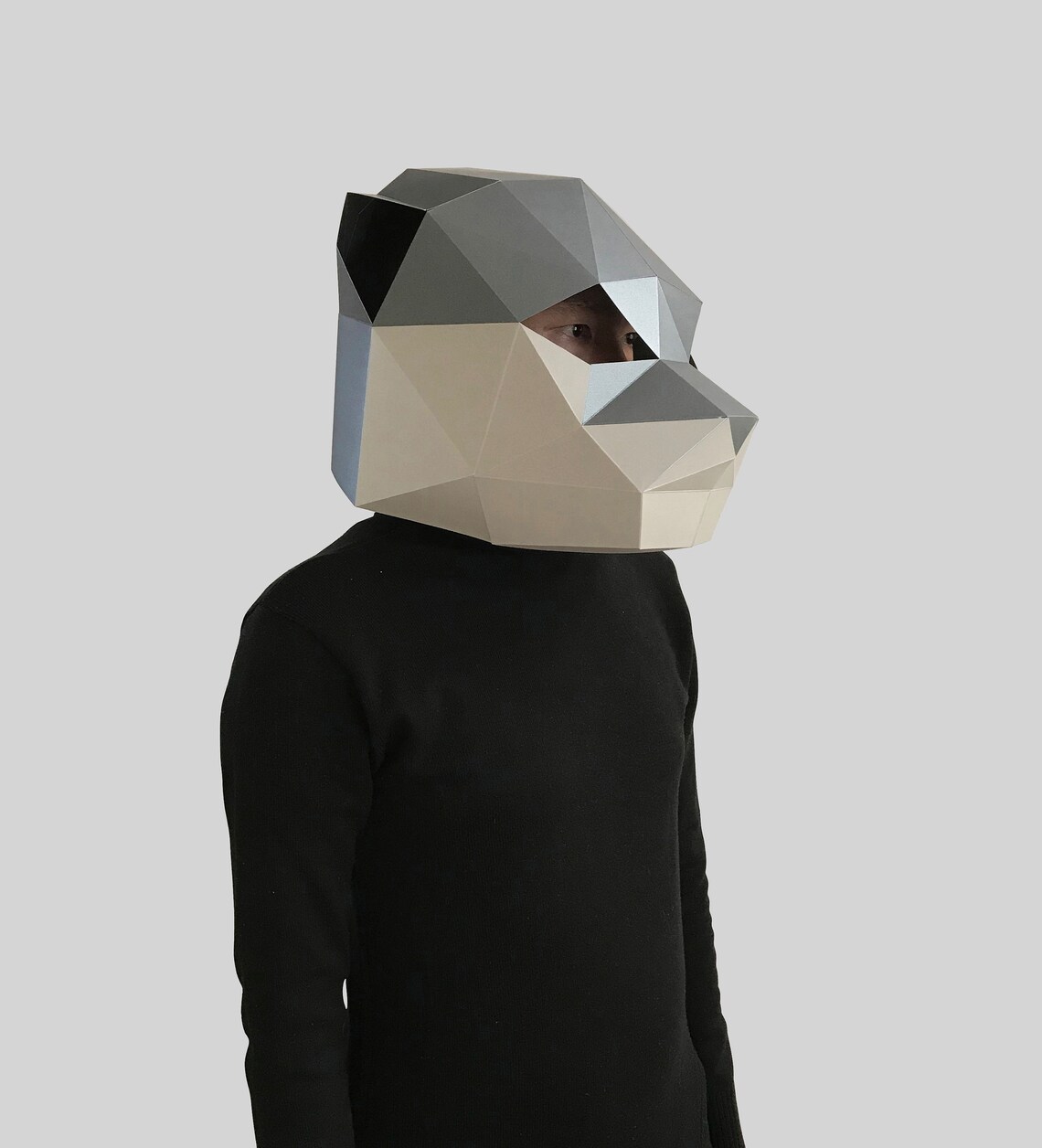 Otter Mask Template Paper Mask Papercraft Mask Masks 3d - Etsy