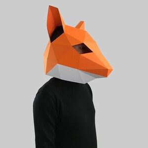 Squirrel Mask Template - Paper Mask Template, Papercraft Mask, Masks ...