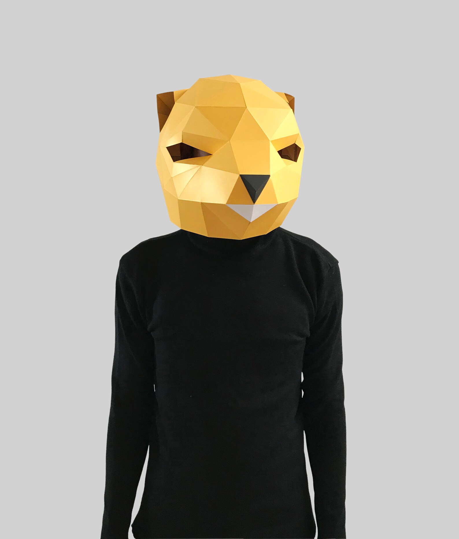 Beaver Mask Template Paper Mask Papercraft Mask Masks 3d | Etsy