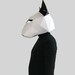 Bull Terrier Dog Mask Template Paper Mask, Papercraft Mask, Masks, 3d ...