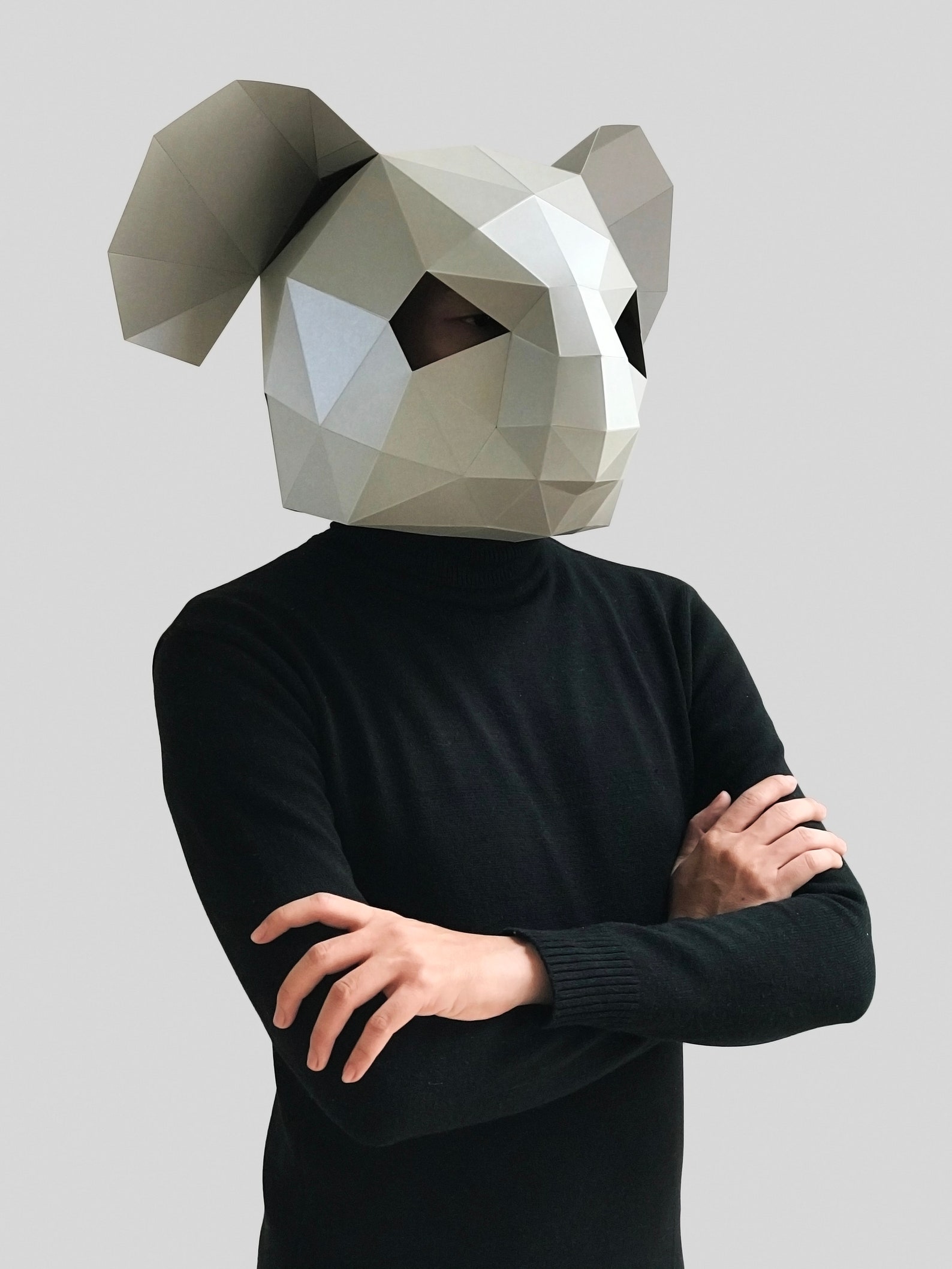 Koala Mask Template Paper Mask Papercraft Mask Masks 3d | Etsy