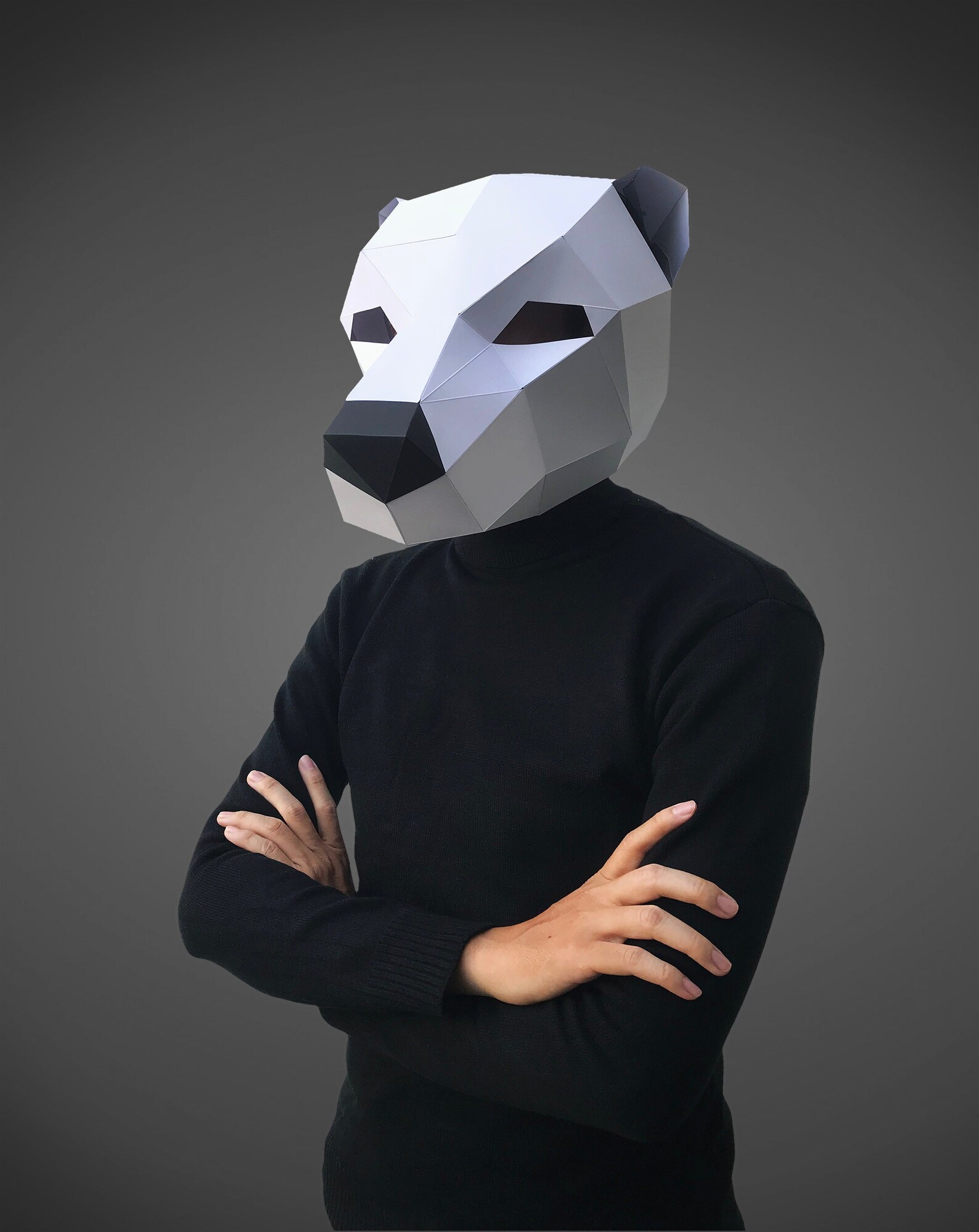 Polar Bear Mask Template Paper Mask Papercraft Mask Masks | Etsy