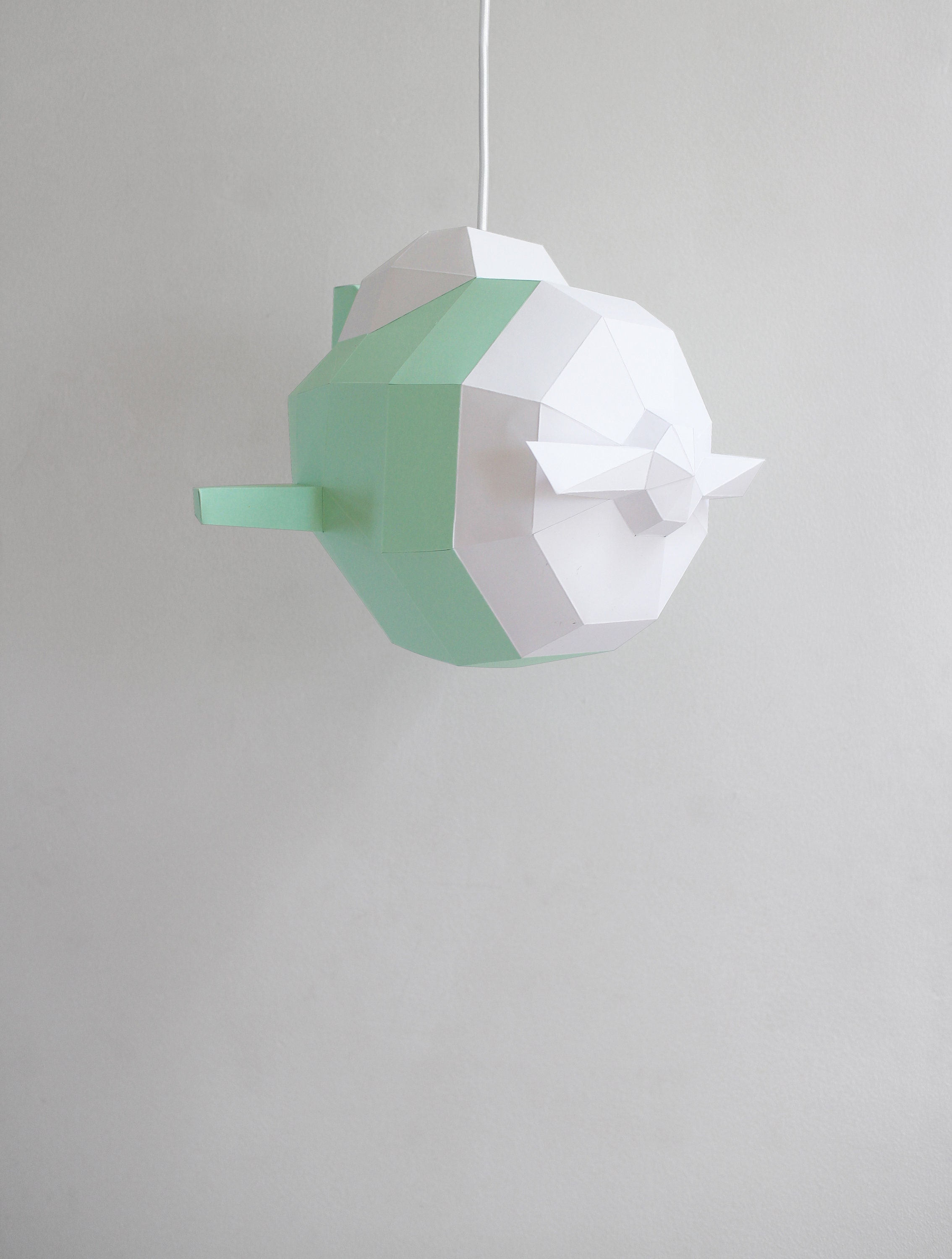 Airplane Paper Lampshade Template Origami Papercraft | Etsy