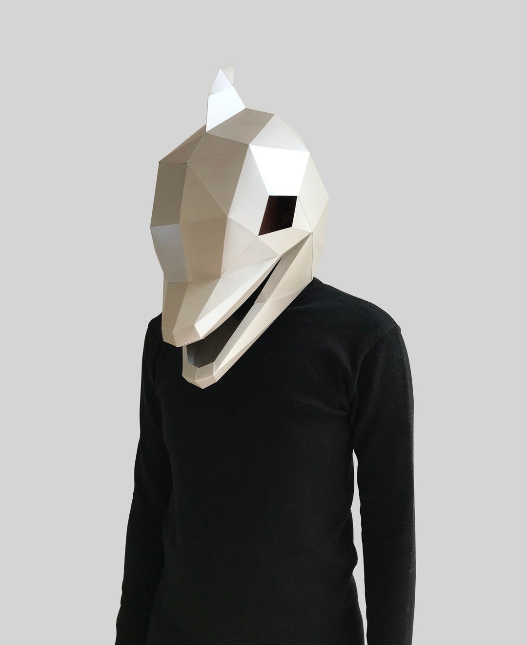 Dolphin Mask Template - Paper Mask, Papercraft Mask, Masks, 3d Mask ...