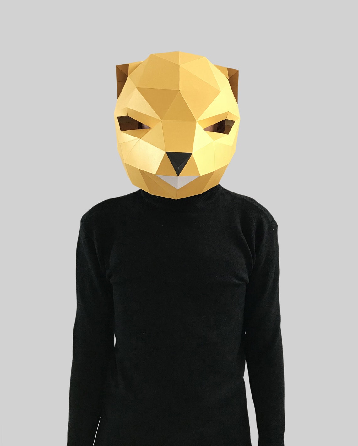 Beaver Mask Template Paper Mask Papercraft Mask Masks 3d - Etsy
