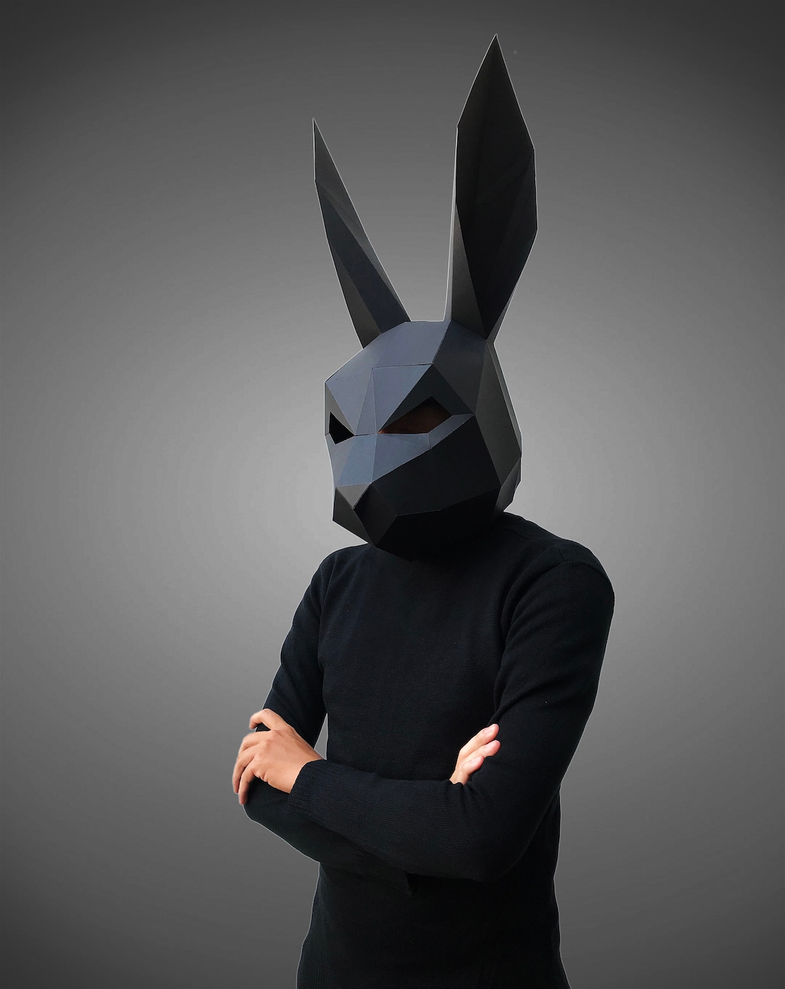 Rabbit Mask Template Paper Mask Papercraft Mask Masks 3d - Etsy Australia