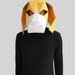 Beagle Dog Mask Template Paper Mask Papercraft Mask Masks - Etsy