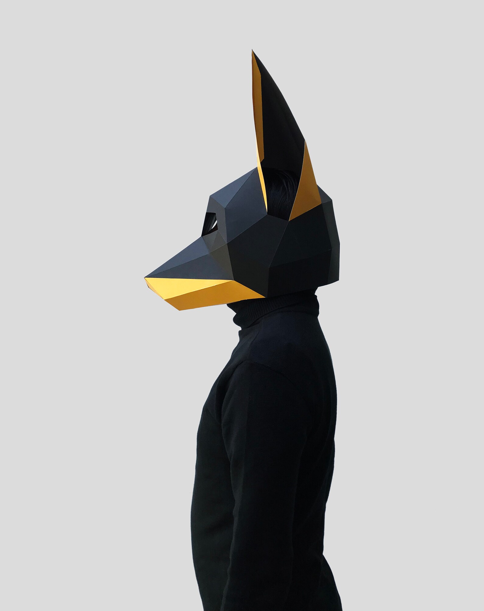 Dog Mask Template Paper Mask Papercraft Mask Masks 3d - Etsy