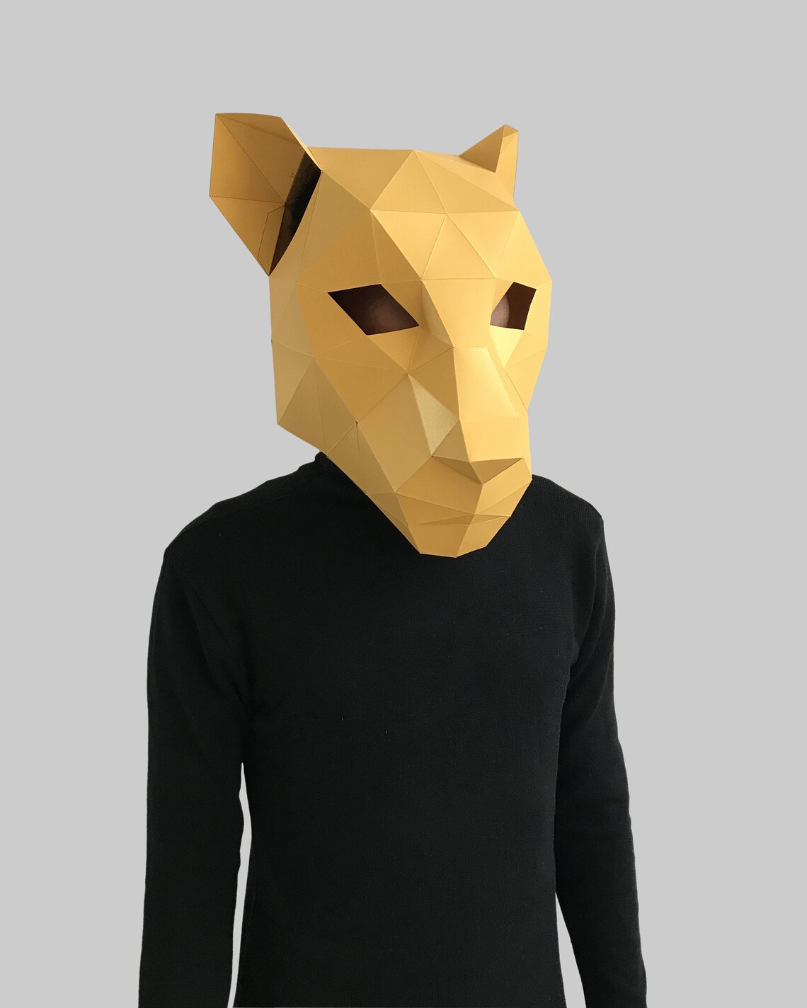 Lion Queen Paper Mask Template Paper Mask Papercraft Mask - Etsy