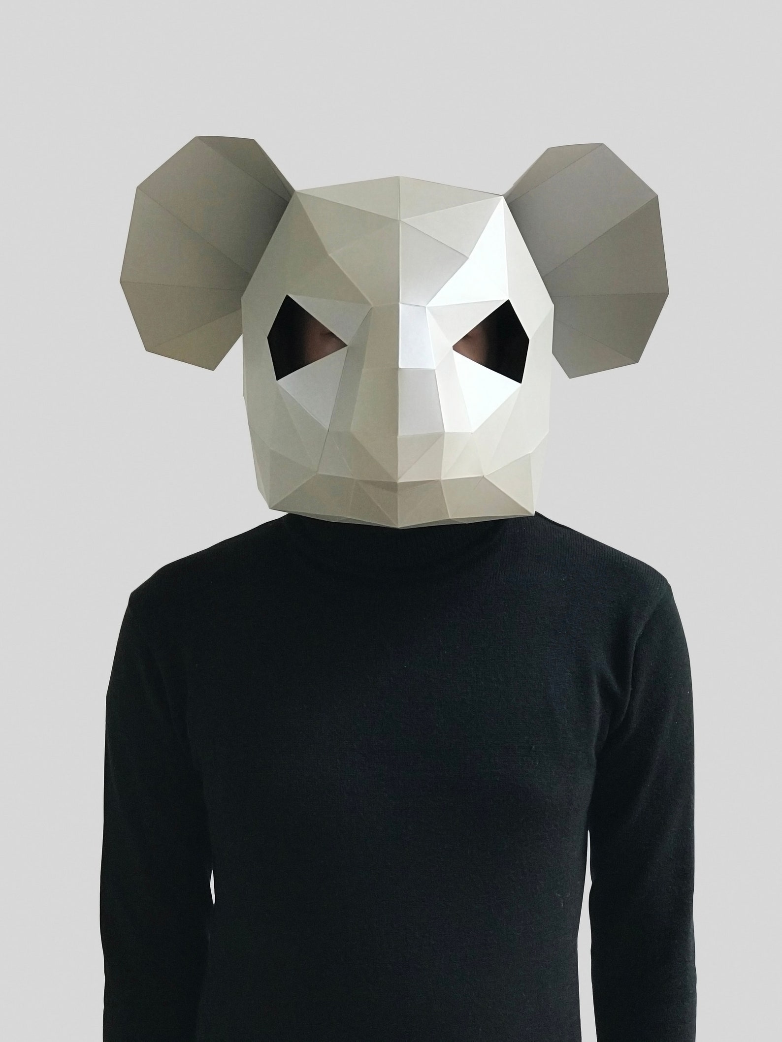 Koala Mask Template Paper Mask Papercraft Mask Masks 3d - Etsy