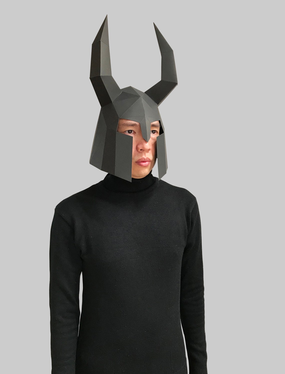 Helmet 1 Paper Mask Template Papercraft Helmet 3d Helmet - Etsy