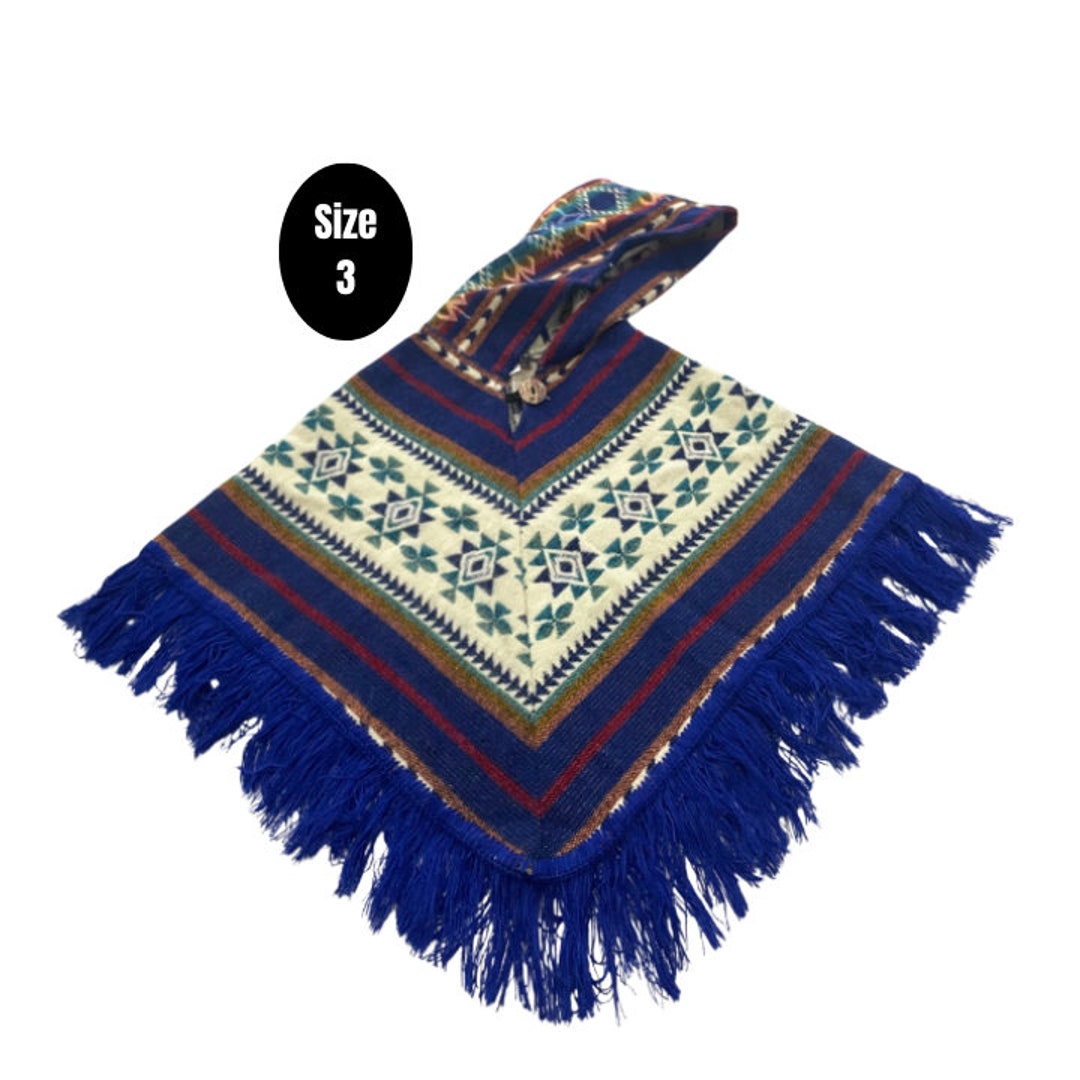 Comfy Soft Boho Child Poncho | Warm Cool Kid Hippie Fashion Clothing ...