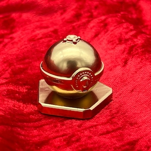 Pokemon Pokeball Hisui Region Figure Statue Gold Trophy Statue Legends ...