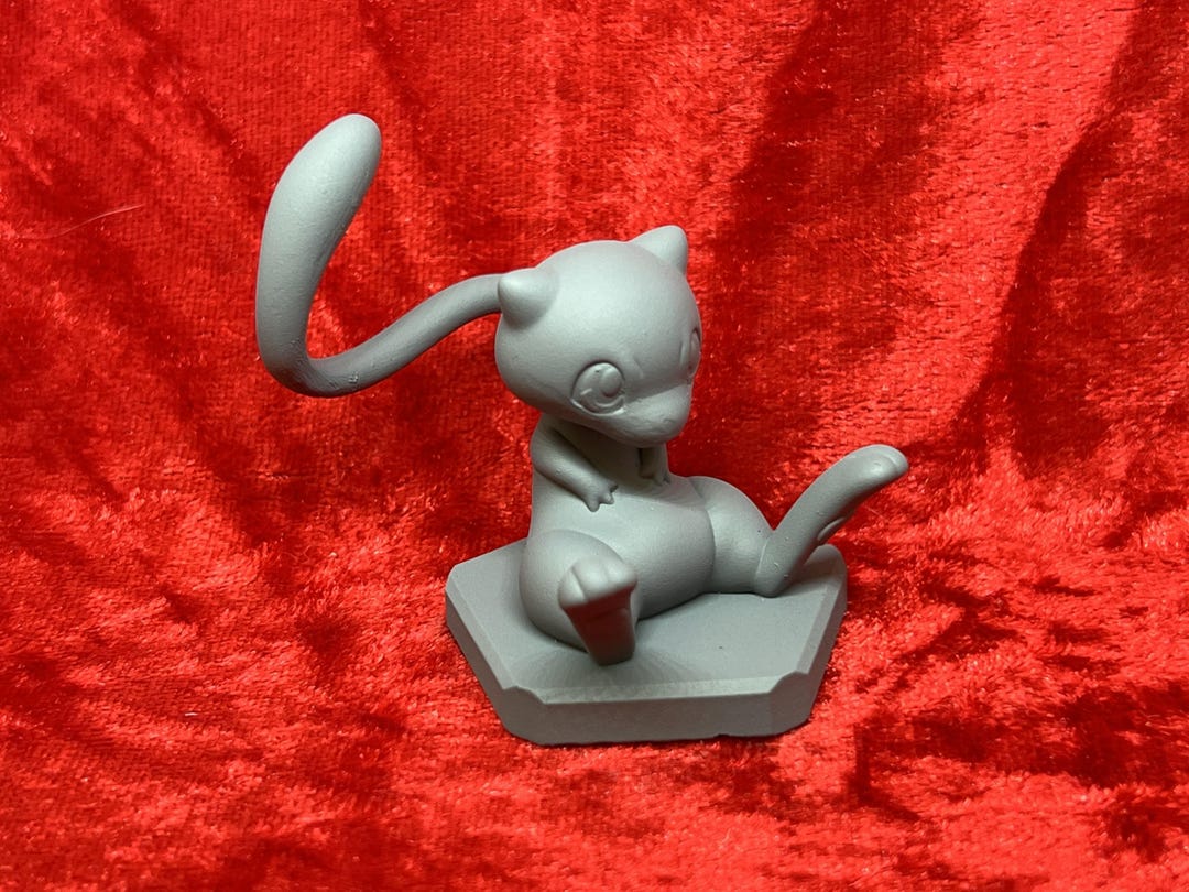 Pokemon #151 Mew Figure Grey tcg Statue - Etsy