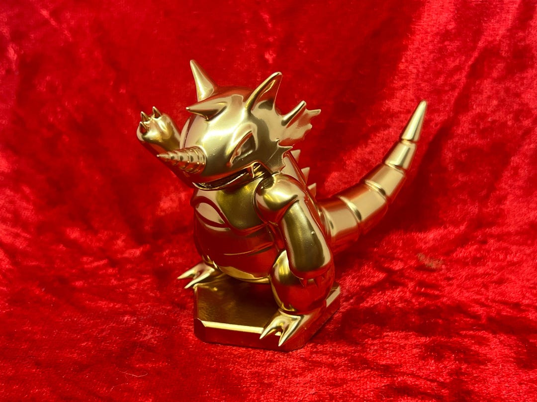 Pokemon 112 Rhydon Figure Goldtcg Statue - Etsy