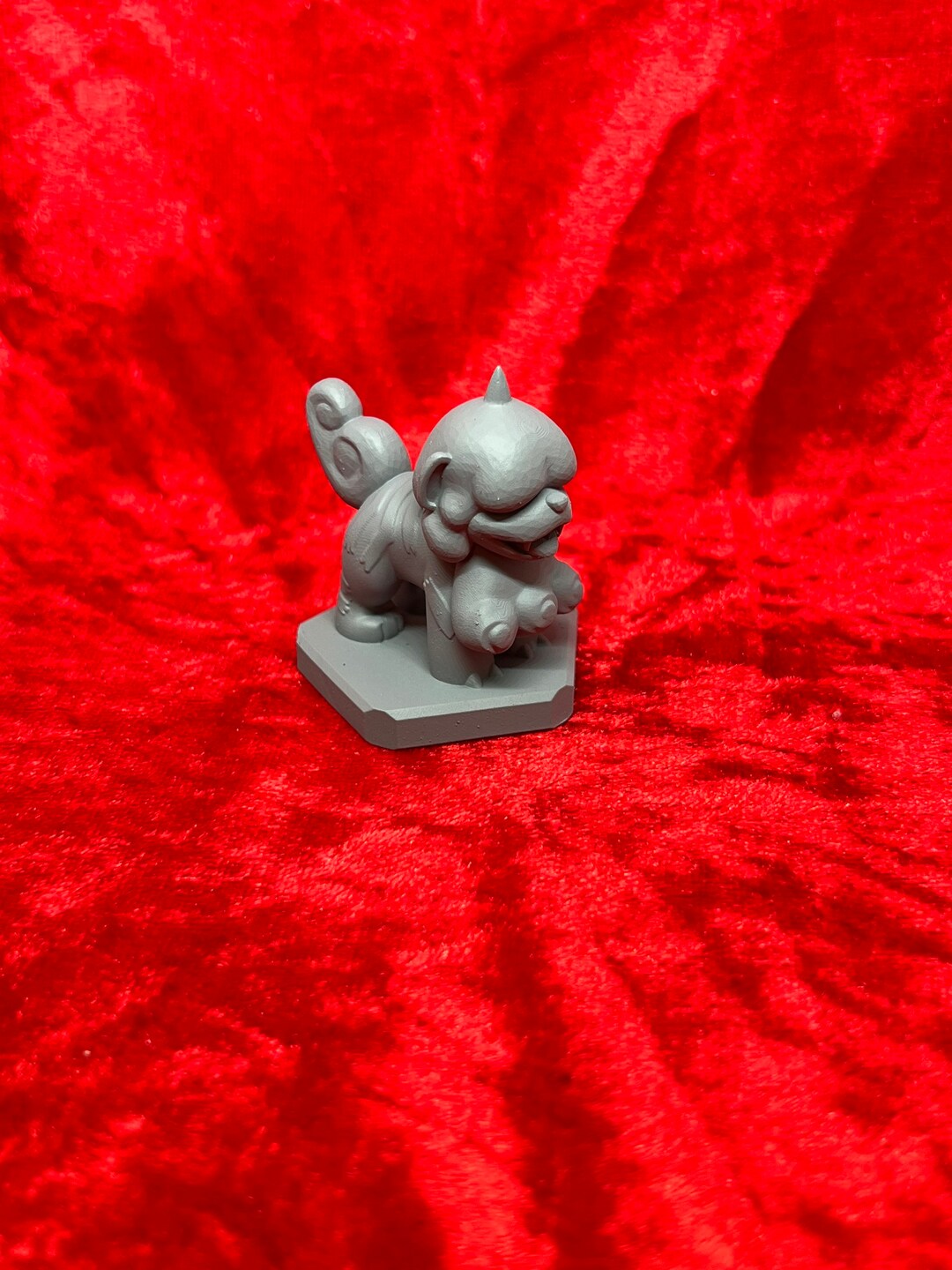Pokemon 058 Hisuian Growlithe Figure Grey TCG Statue - Etsy